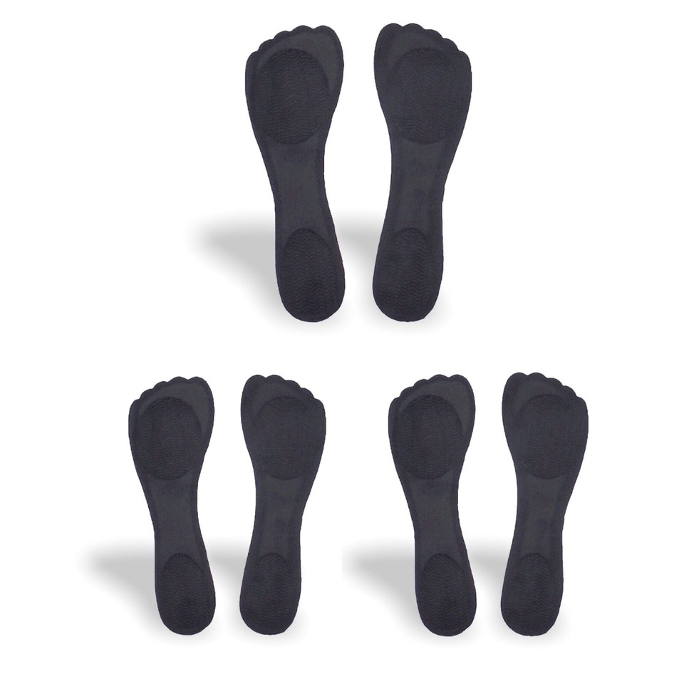 Silicone Gel Self-Adhesive Slim Inserts Insole Liners 2,3,4 Pairs For ...