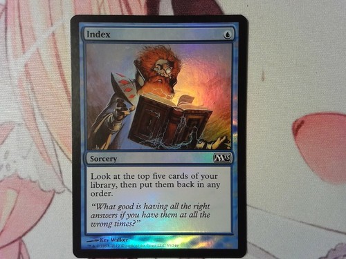 Foil index - Magic 2013 M13 - Magic the Gathering blue | eBay