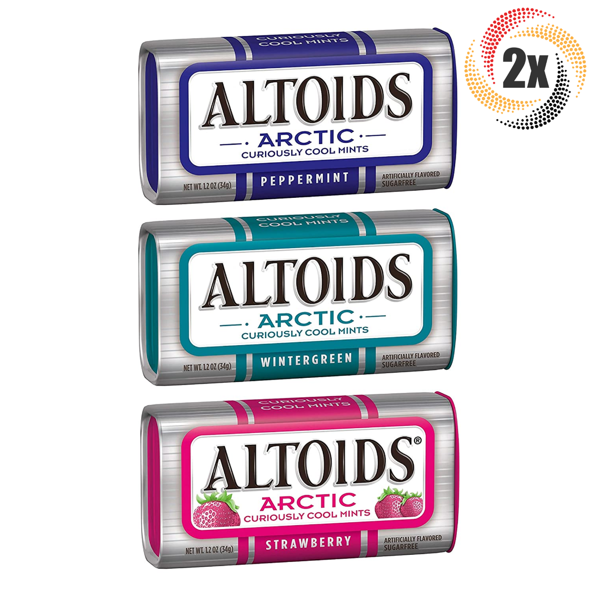 Altoids Mints Wintergreen Altoids Wintergreen Empty Tin W/ Paper