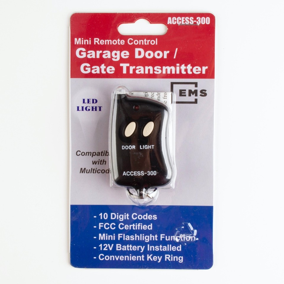 10 Digit Pins Mini Remote Control Garage Door Gate Opener Transmitter ...
