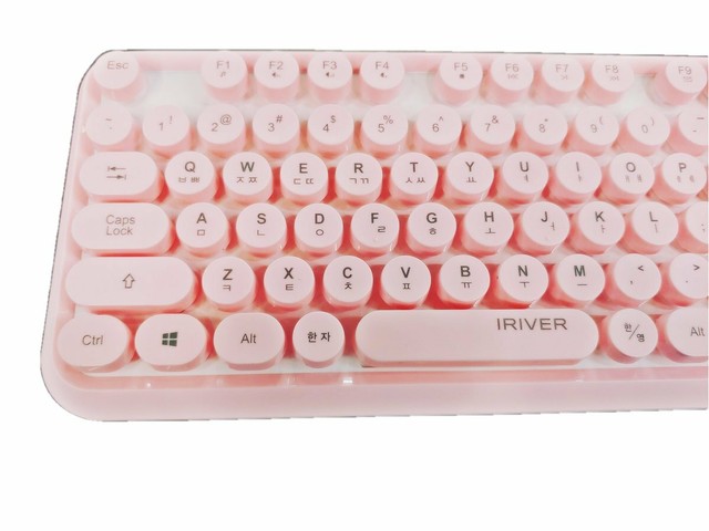 iRiver Korean English Keyboard USB Wired Membrane Bubble Keyboard for ...