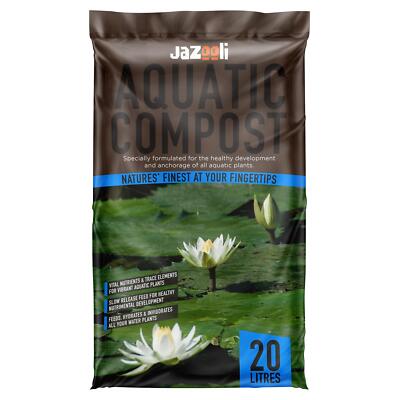 20L Aquatic Compost Garden Pond Potting Planting Sandy Grit Loam Soil ...
