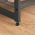 2-Tier Multi-Functional Stackable Metal Mesh Shoe Rack Storage ...