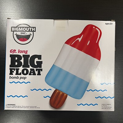 NEW Giant Ice Pop Pool Party Float Raft Water Swim Beach Toy Lounger ...