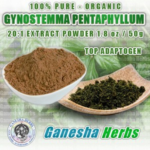 Organic Jiaogulan (Gynostemma) 20:1 extract powder 50g - 20% GYPENOSIDE ...