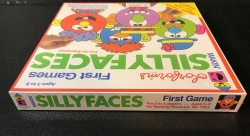 Colorforms Silly Faces First Games Vintage from 1987 | eBay