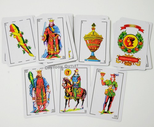 MEXICAN SPANISH PLAYING CARDS GAME BINGO TAROT BARAJA CARD GAME KING ...