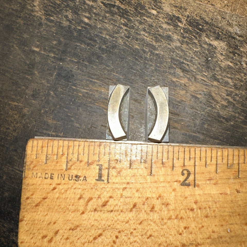 Printing Blocks Lead ( Parenthesis) ( ) 2 Blocks | eBay