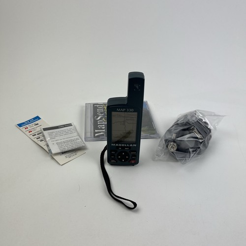 Magellan Map 330 Handheld GPS Bundle w Car Charger & Quick Reference Guide & CD | eBay