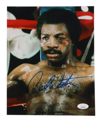 Carl Weathers Signed "Rocky" 8x10 Photo (JSA) Apollo Creed | eBay