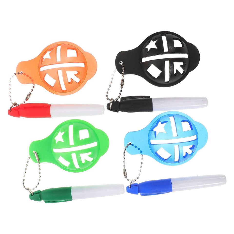 4 Pcs Golf Marker Drawing Line Liner Alignment Stencil Tool for Golf ...