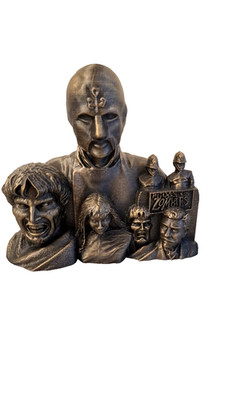 Model - Hammer Horror - PLAGUE OF THE ZOMBIES -statue/Bust faux bronze ...