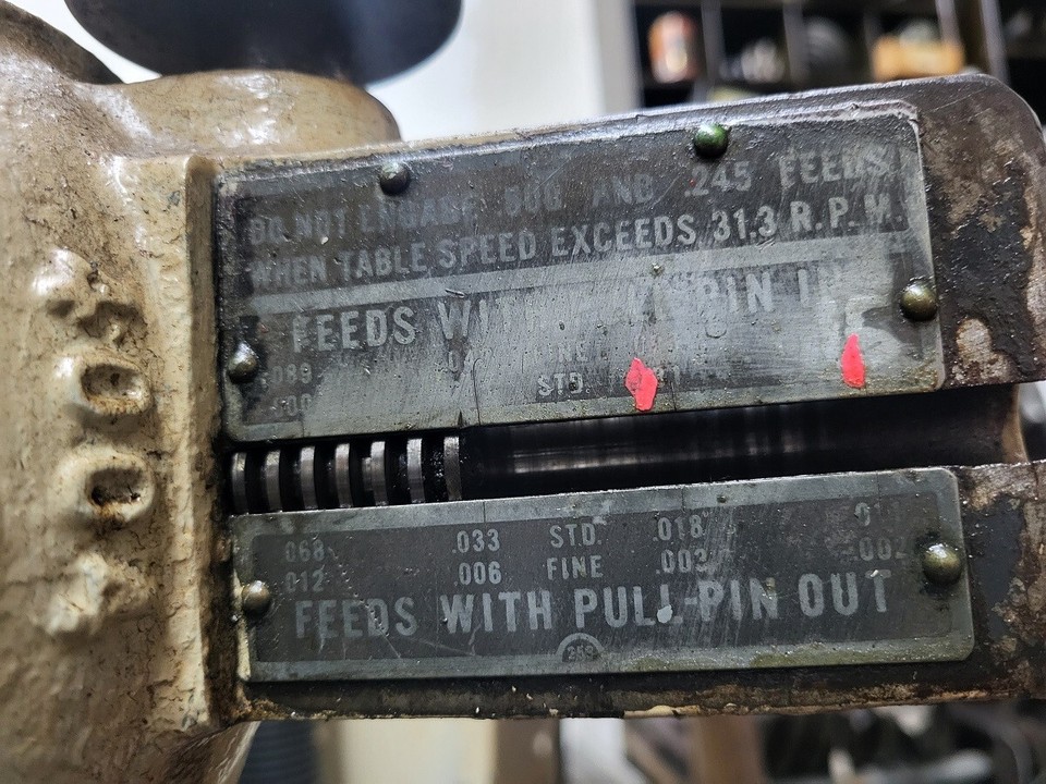 36" Bullard VTL, High Column, Vertical Turret Lathe, Turret and Side ...