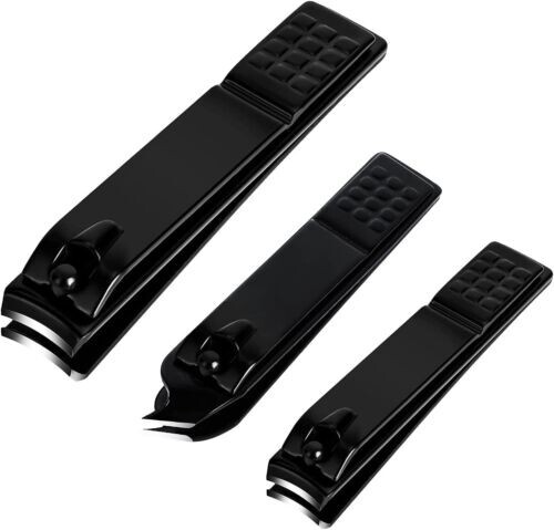 Brookstone 3-Piece Nail Clippers Set, Anodized Steel Grooming Tools ...