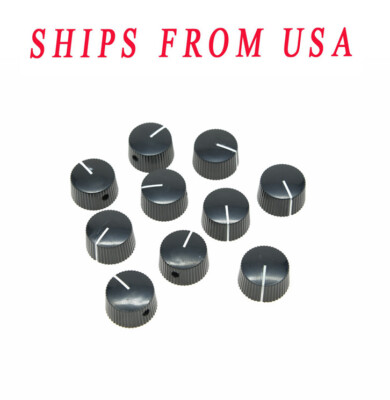 10pcs Vintage Style Barrel Guitar Amplifier Knobs w/ Set Screw fits Fender AMP | eBay