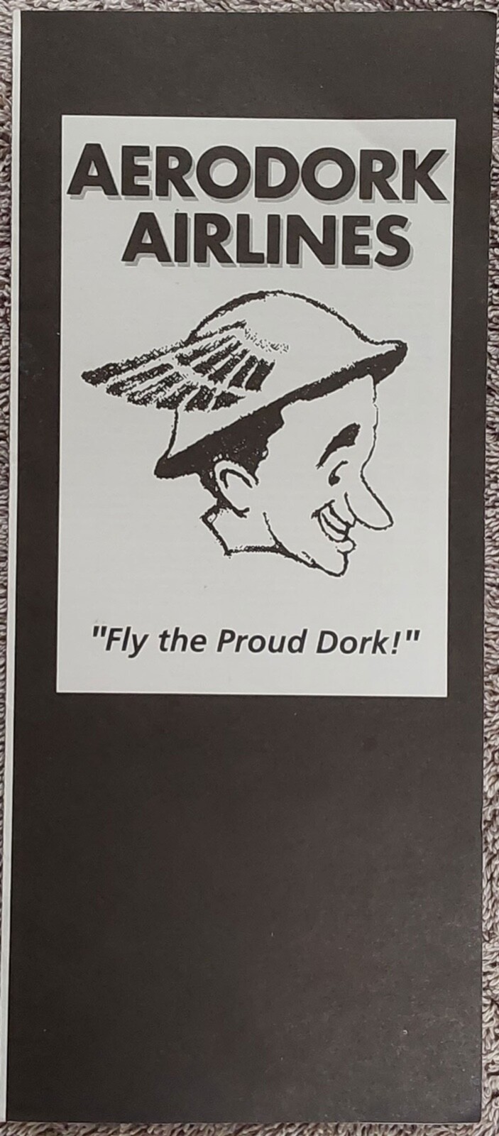 Aerodork Airlines - "Fly the Proud Dork!" - brochure with Flight Codes ...