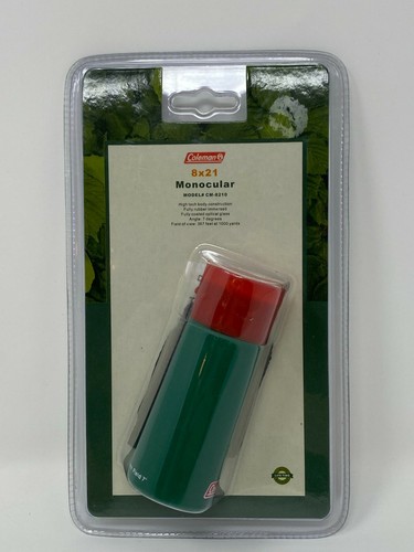 Coleman Monocular 8X21 Model CM 8210 7 Degrees 2001 High Tech Body ...