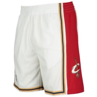NBA Throwback White Cleveland Cavaliers Mitchell & Ness Swingman Shorts ...