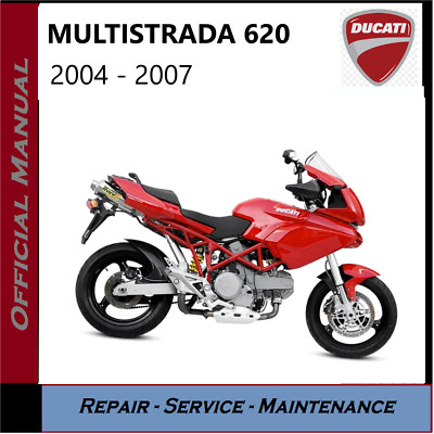 Ducati Multistrada 620 Workshop Service Repair Manual 2004 - 2007 on CD ...