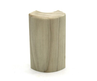 3/4" x 2 1/4" x 4" Poplar & Red Oak Outside Radius Corner Base Block ...