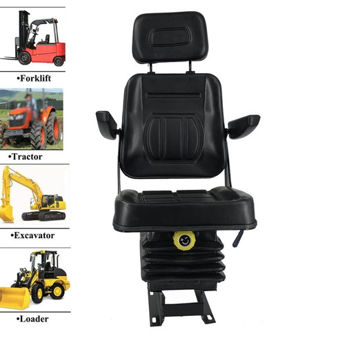 Suspension For Seat Tractor Forklift Excavator Backhoe w/Adjustable ...