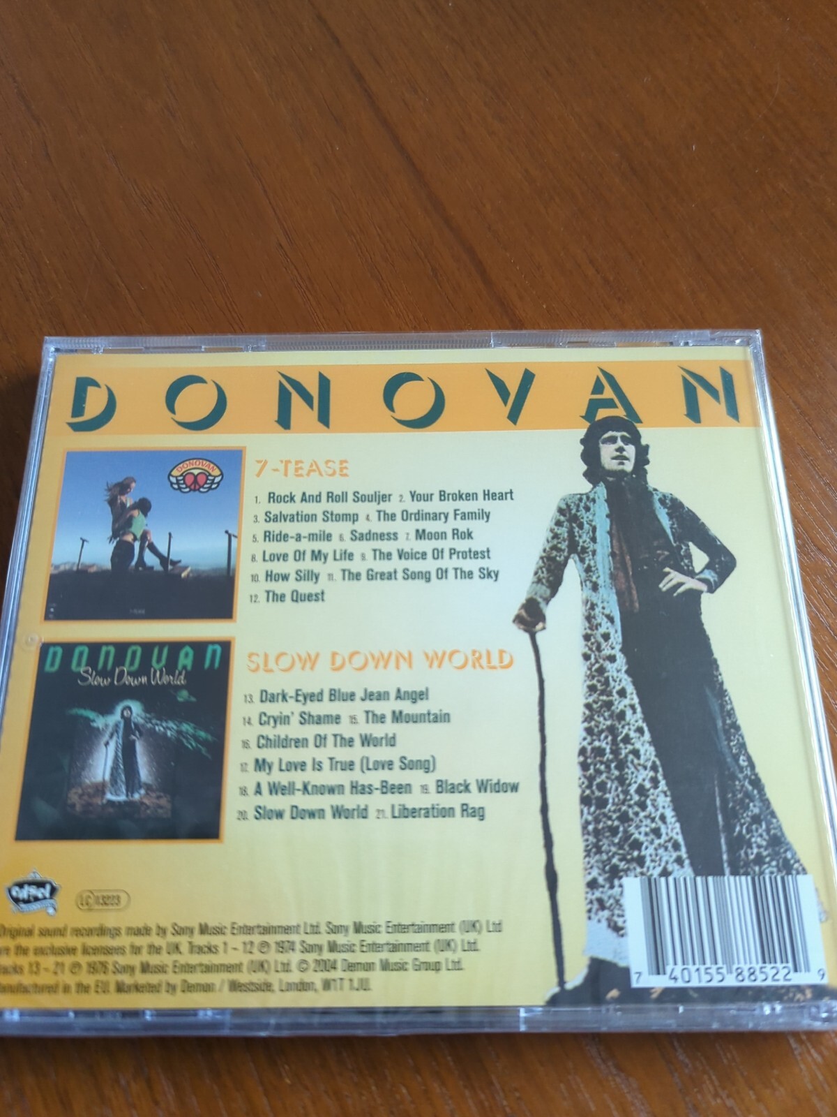 Donovan - 7-Tease+Slow Down World CD (2004) NEW & SEALED | eBay