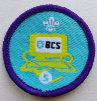 UK SCOUT ASSOCIATION SCOUTS INFORMATION TECHNOLOGY BADGE STAGE 5 (DISC ...