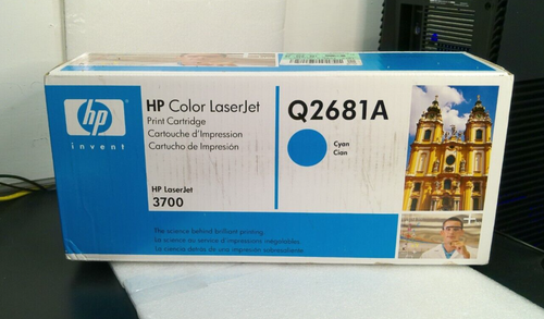 HP Color LaserJet 3700 Print Cartridge Q2681A Cyan | eBay