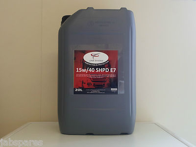 15w40 E7 SHPD Long Drain Engine Oil Meets JCB Optimum Spec 20Ltr | eBay UK