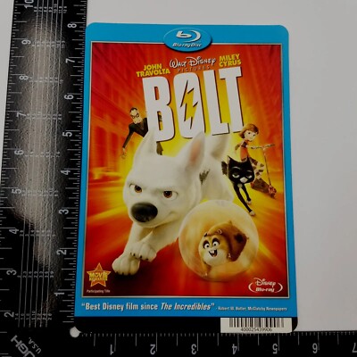 Bolt Disney BlockBuster Video Backer Card 5.5"X8" NO MOVIE Rare | eBay