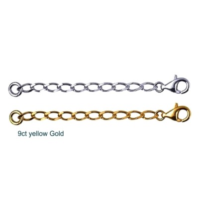 9ct Yellow Gold extender Chain strong solid Long Curb LCD60 QUALITY ...
