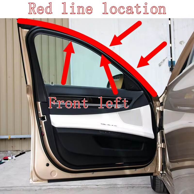 Front Left side Door Rubber Seal for BMW F01 F02 740i 750i 740Li ...