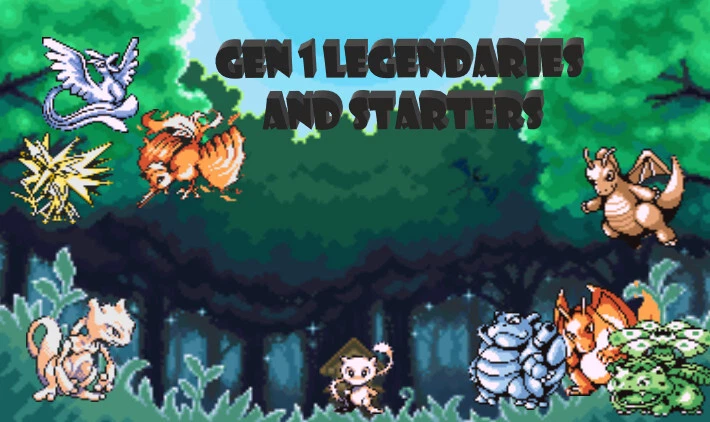 Pokemon Red And Blue Starters