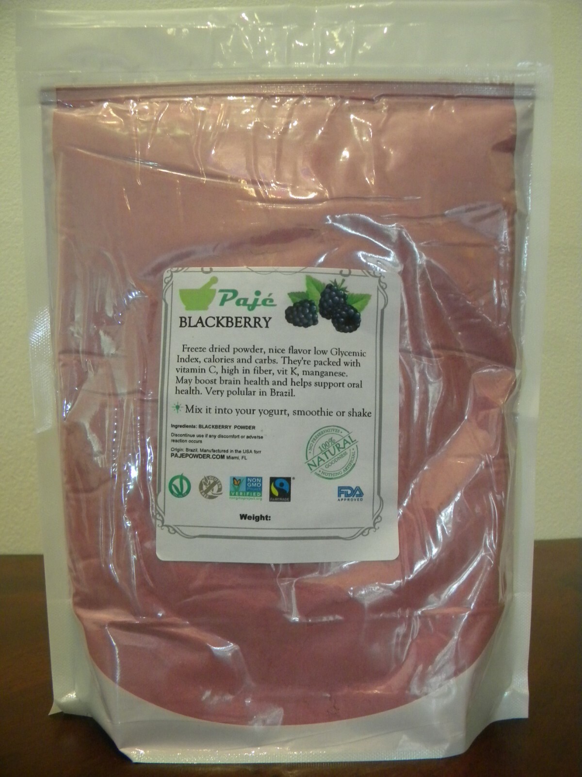 BLACKBERRY powder 8oz 16oz 1lb 32oz 2lb 4lb 10lb FREEZE DRIED PAJE | eBay