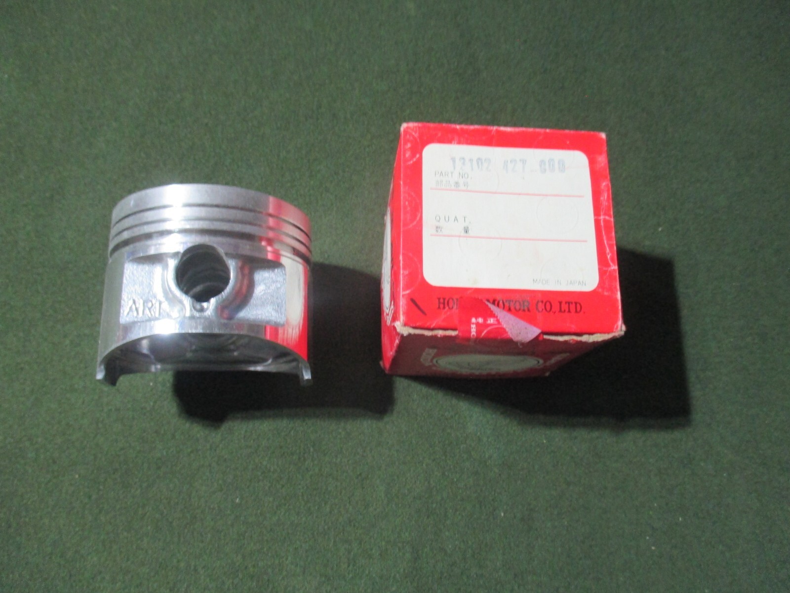 HONDA XL185S ENGINE PISTON 0.25 O/S NOS OEM 13102-427-000 | eBay