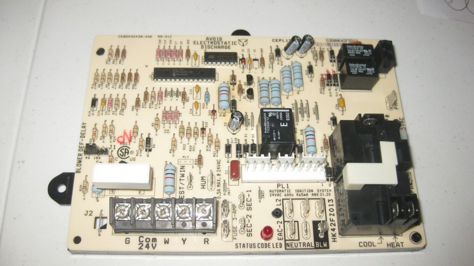 CARRIER BRYANT CEPL130438-01 FURNACE CONTROL BOARD HK42FZ013--GREAT ...