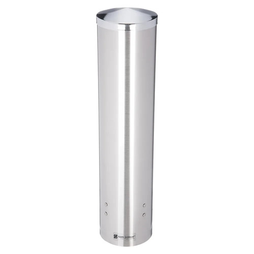 San Jamar Pull Water Cup or Cone Dispenser Stainless Steel # C3250SS | eBay