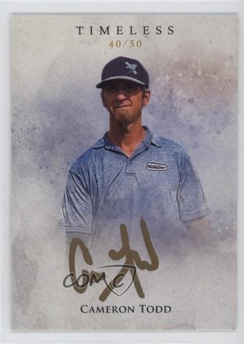 2022 Brixton Disc Golf Golden Era Timeless /50 Cameron Todd #B13 Auto ...