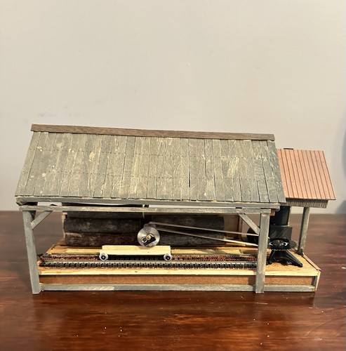 HO Scale Scratch Built Steam Powered Saw Mill Fine Details One Of A ...