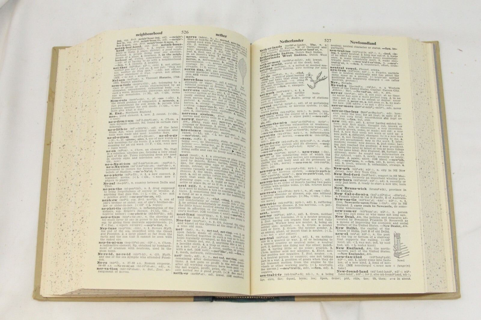 Thorndike Barnhart Comprehensive Desk Dictionary 1951 Doubleday Press ...