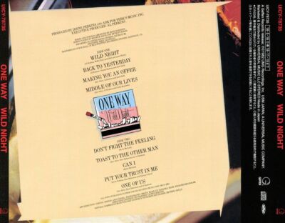 ONE WAY - WILD NIGHT NEW CD 4988031275450| eBay