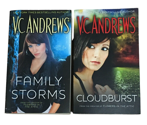 V. C. Andrews Book Series Family Storms and Cloudburst Complete Series ...