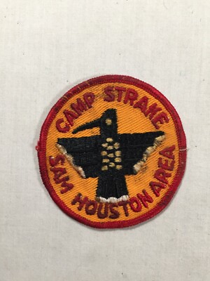 Sam Houston Area Camp Strake BSA Camp Patch | eBay