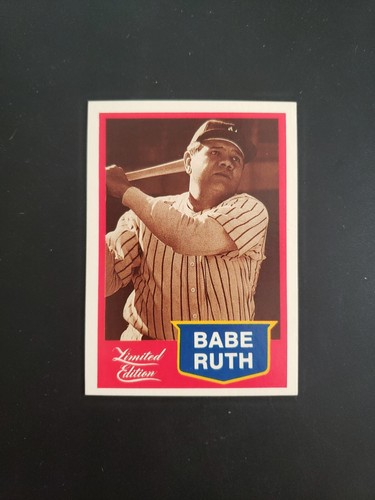 Babe Ruth Baseball card Collectors Marketing Corp Limited Edition ...