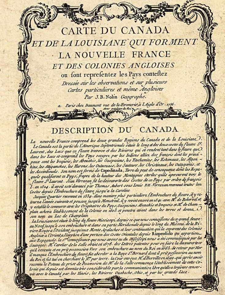 1756 Map French and Indian War Wall Art Poster Print Home School ...