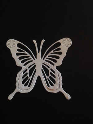 Large Butterfly die cut embellishments 6 pcs choose color 2-1/2" x 3 ...