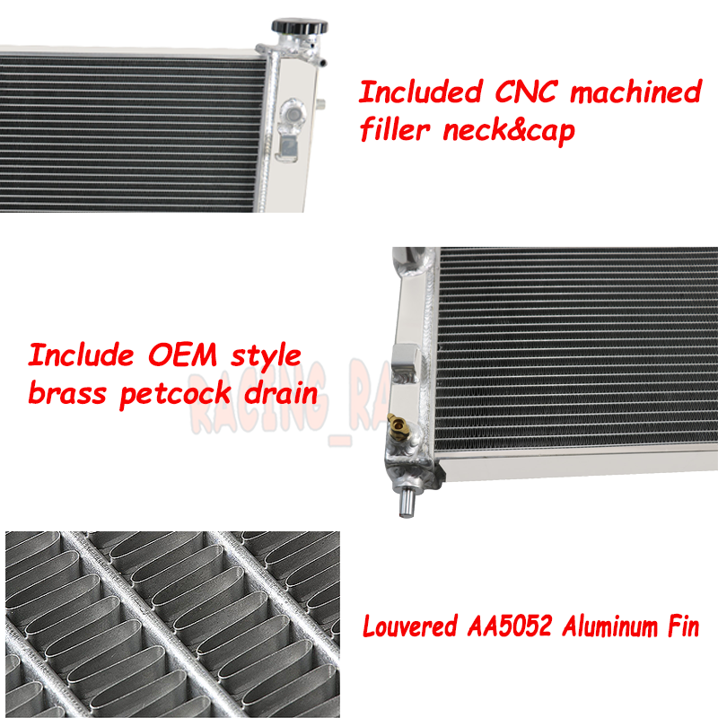3ROW Aluminum Radiator For Holden Commodore VZ LS1/LS2 SS V8 AT MT 2004 ...