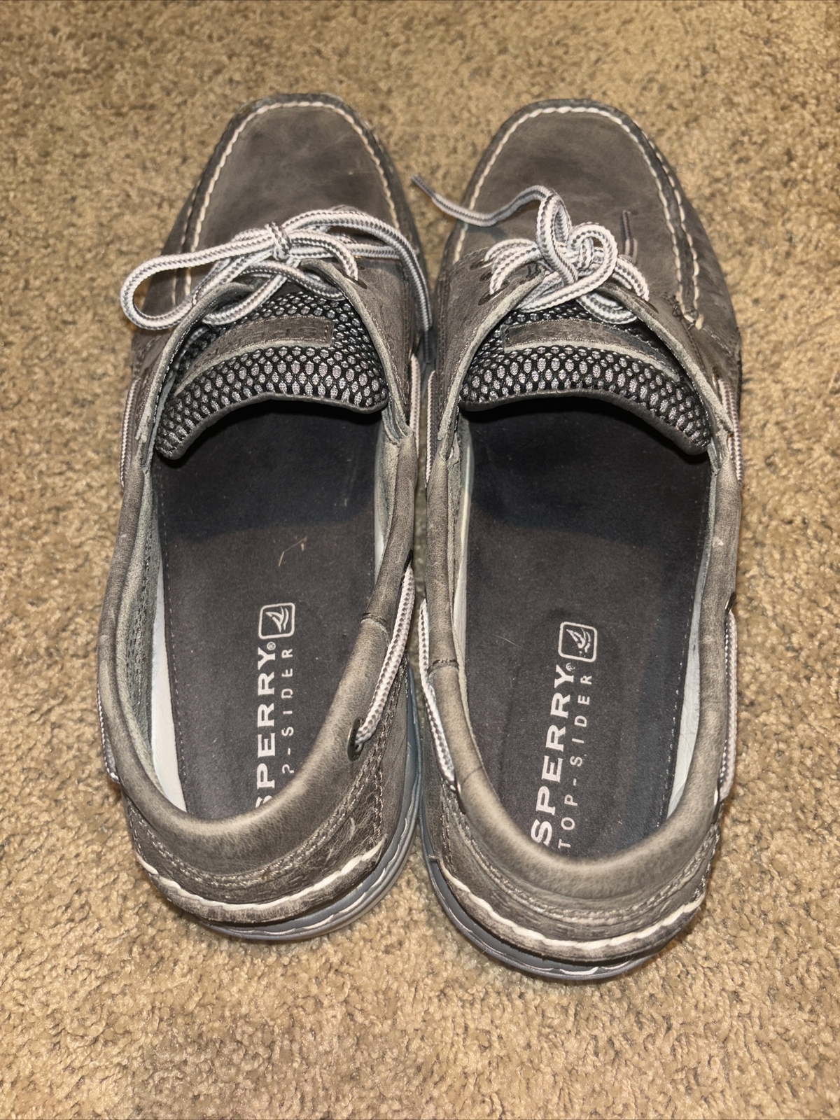 Men’s Sperry Top Sider Shoes (U.S. 11.5) Gray Leather | eBay