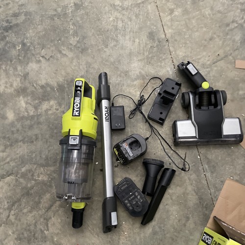 RYOBI ONE 18V Cordless Stick Vacuum Kit PCL720k (READ) MISSING 2 ...