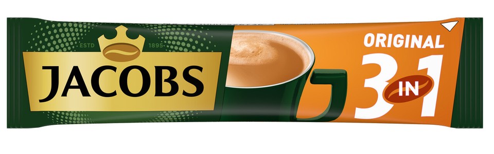 JACOBS Instant 3in1 Coffee Sticks Selection - Original, Intense, Latte ...